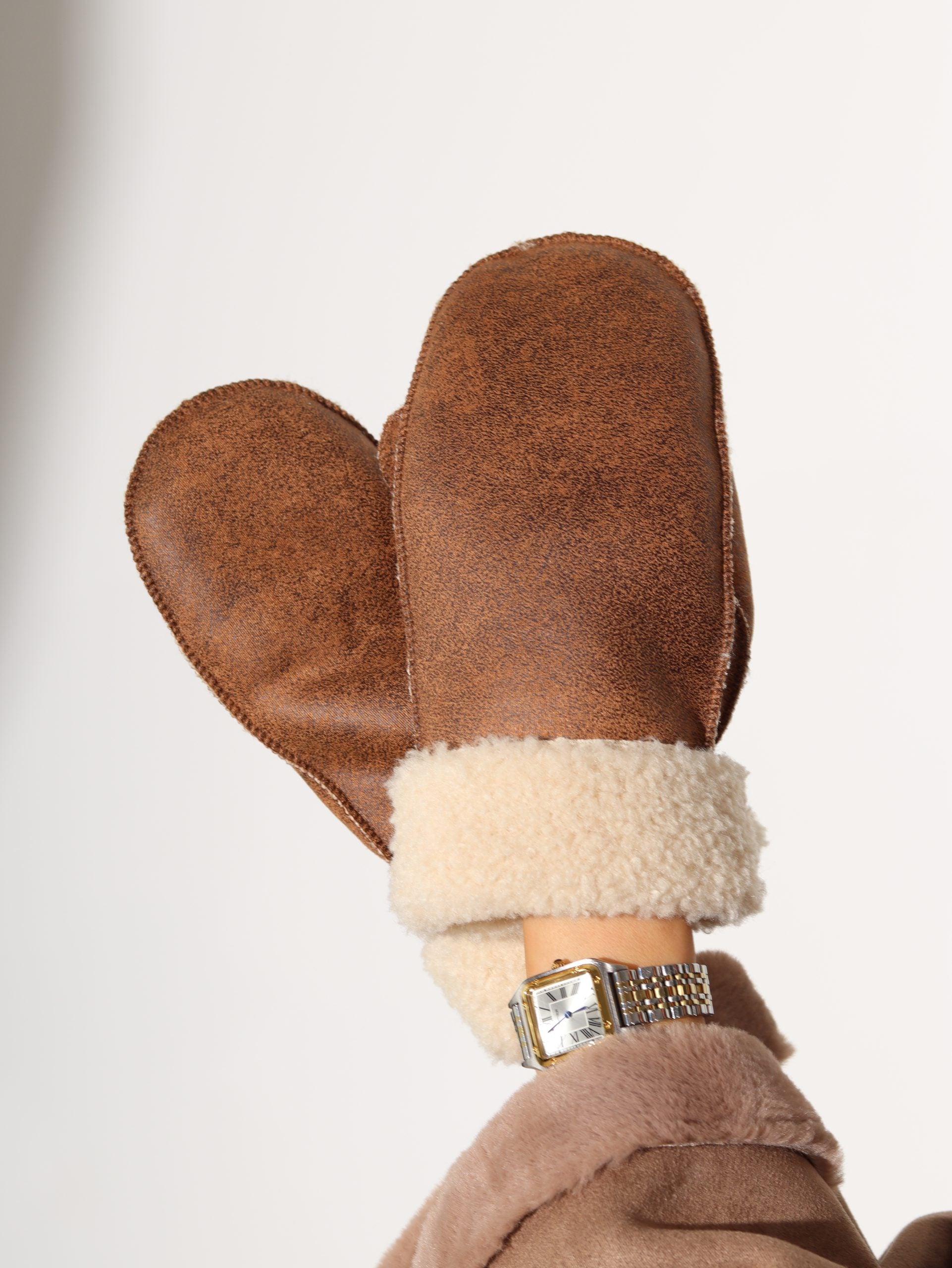 Brūni cimdi/dūraiņi "Alex" - 17181